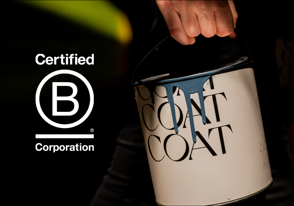 COAT is B Corp Certified – COAT Paints