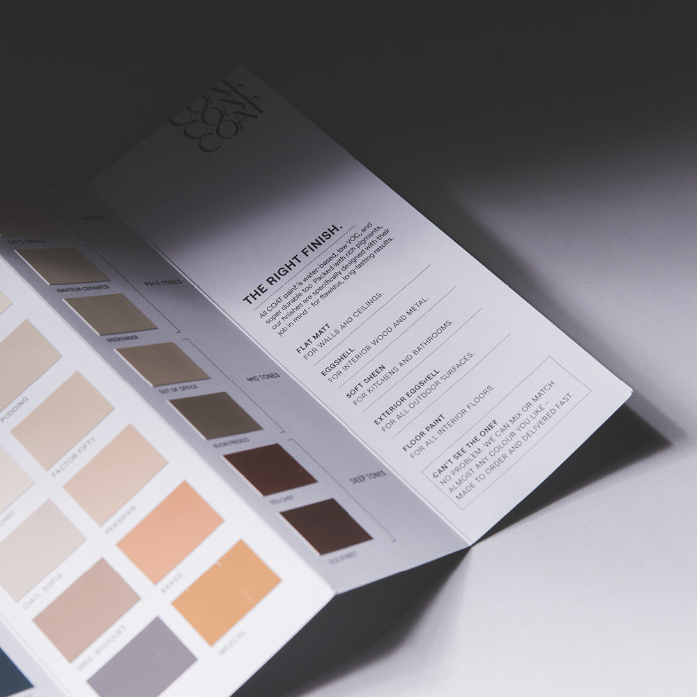 COAT Colour Chart | Premium Recycled Colour Chart Paints – COAT Paints