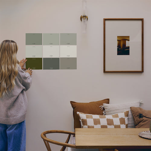 Earthy Green Colour Scheme | Peel & Stick Samples | COAT Paints