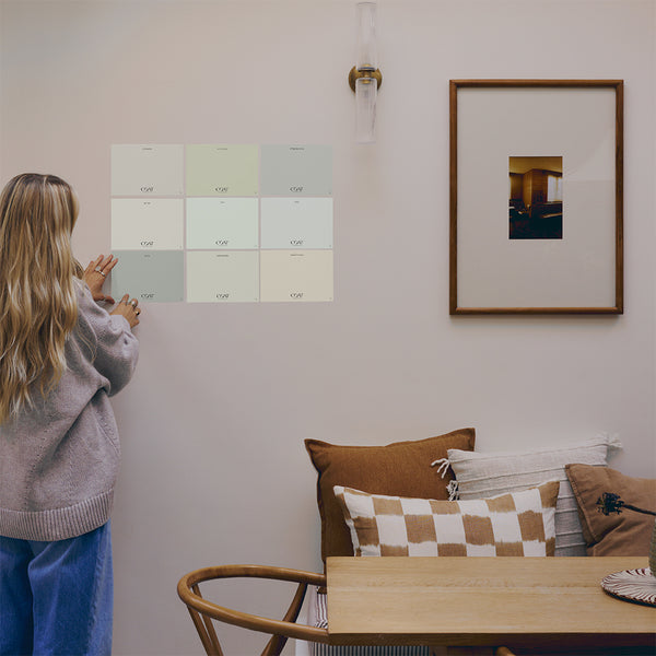 Light Green Paint Sample Pack | Peel & Stick Samples | COAT Paints