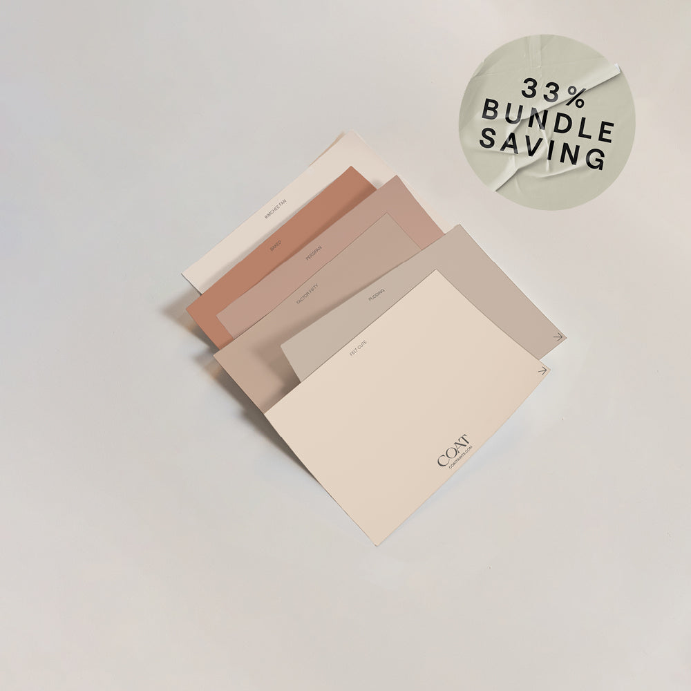 Bare Plaster Paint Sample Pack | Peel & Stick Samples | COAT Paints