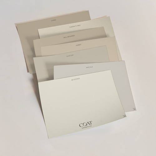 Beige Paint Sample Pack | Peel & Stick Samples | COAT Paints