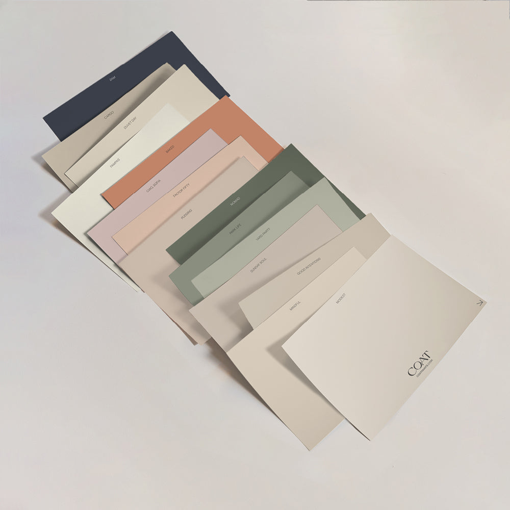 Bestselling Paint Colour Pack | Peel & Stick Samples | COAT Paints