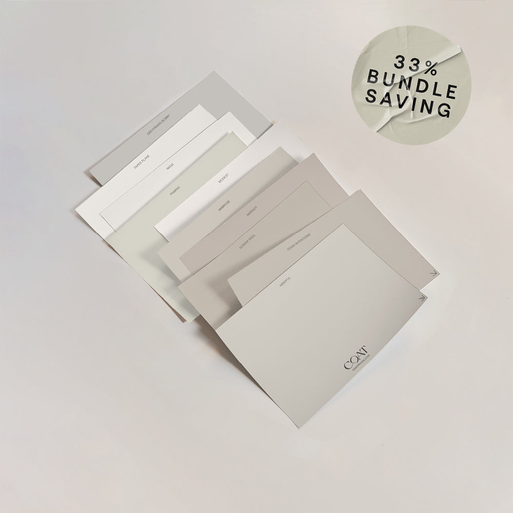 Greige Paint Sample Pack | Peel & Stick Samples | COAT Paints