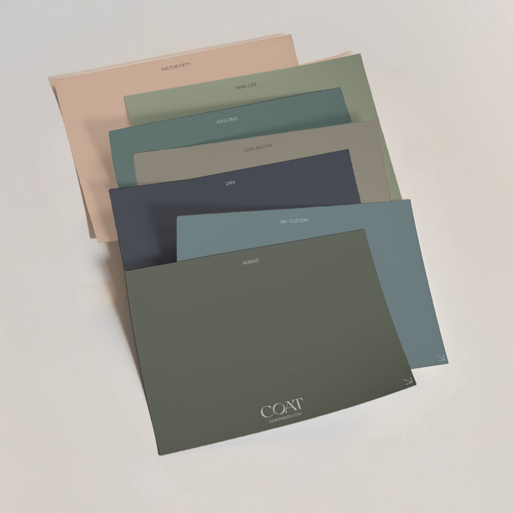 The North Facing Colours Sample Pack | Peel & Stick Samples | COAT ...