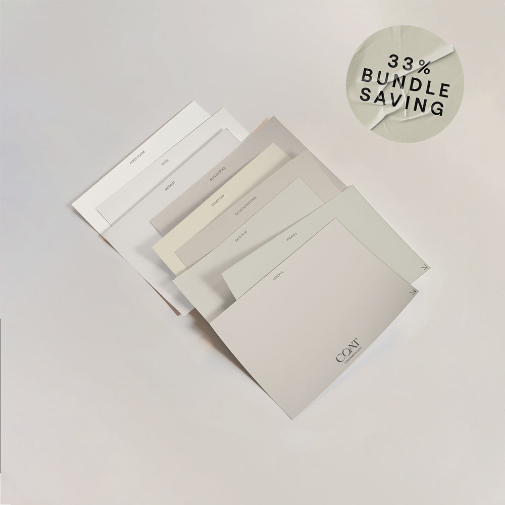 Warm Neutral Sample Pack | Peel & Stick Samples | COAT Paints