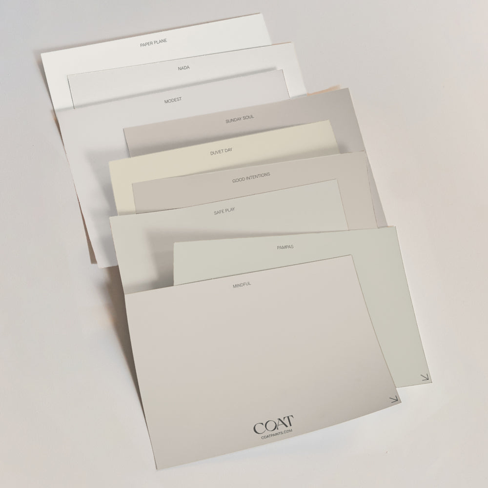 Warm Neutral Sample Pack | Peel & Stick Samples | COAT Paints