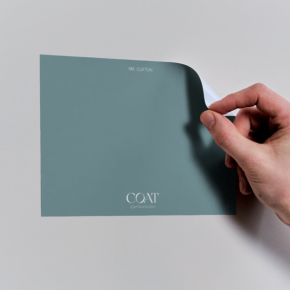 Light Blue Paint Sample Pack | Peel & Stick Samples | COAT Paints