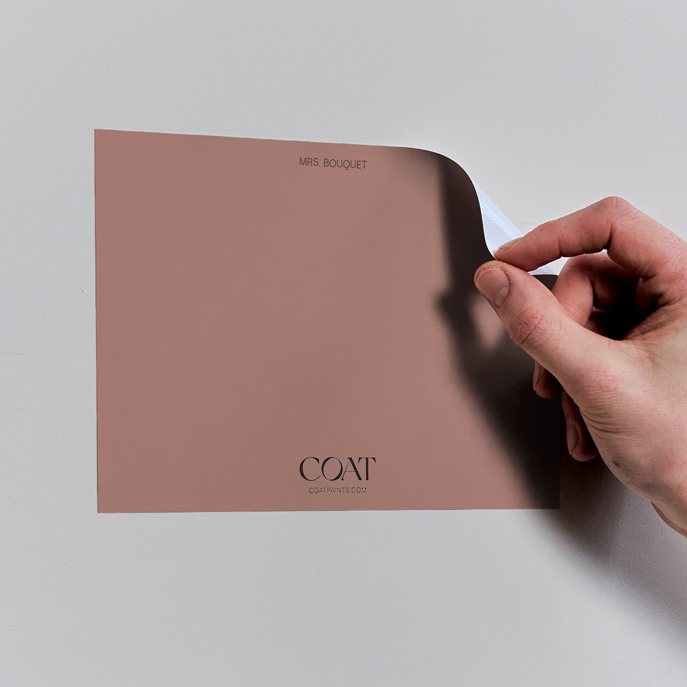 Pink Paint Sample Pack | Peel & Stick Samples | COAT Paints