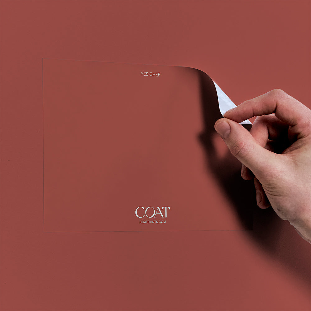Buy Earthy Red Sample (Yes Chef Sample) - 100% Accurate Colour – COAT ...