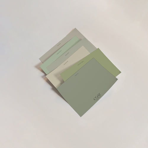 Mid Green Paint Sample Pack | Peel & Stick Samples | COAT Paints