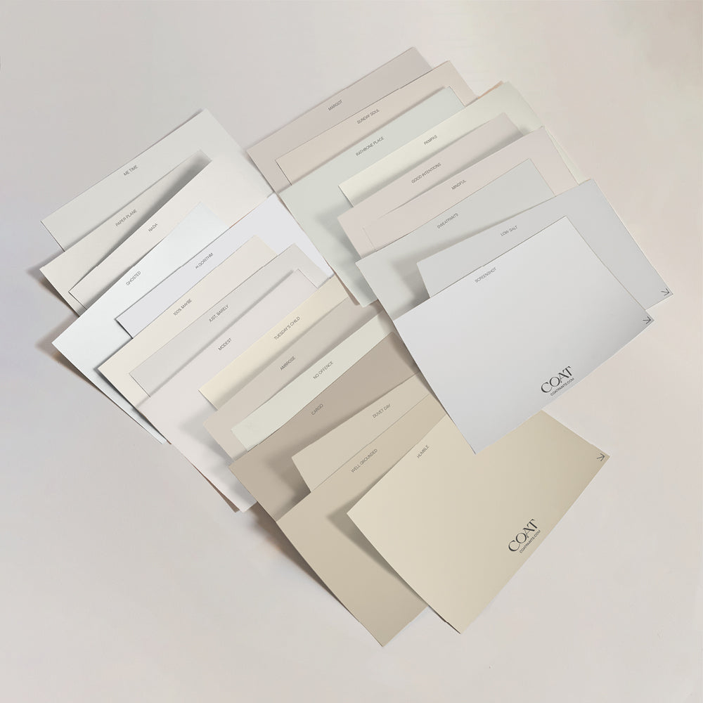 The Ultimate Neutral Sample Pack | Peel & Stick Samples | COAT Paints