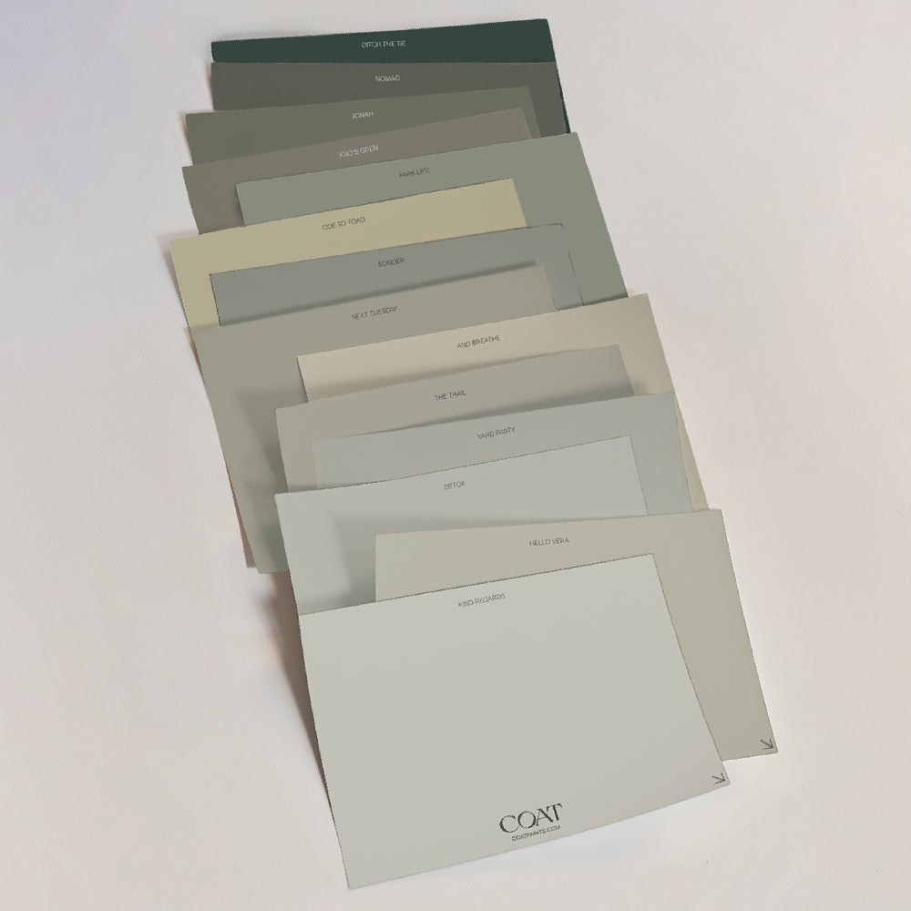 Biophilic Design Paint Sample Pack | Peel & Stick Samples | COAT Paints
