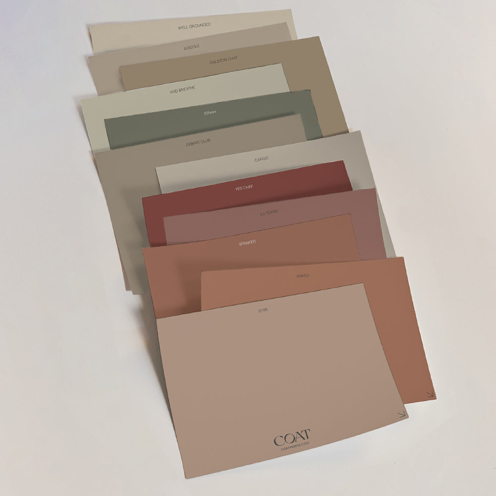 Rustic Paint Sample Pack | Peel & Stick Samples | COAT Paints