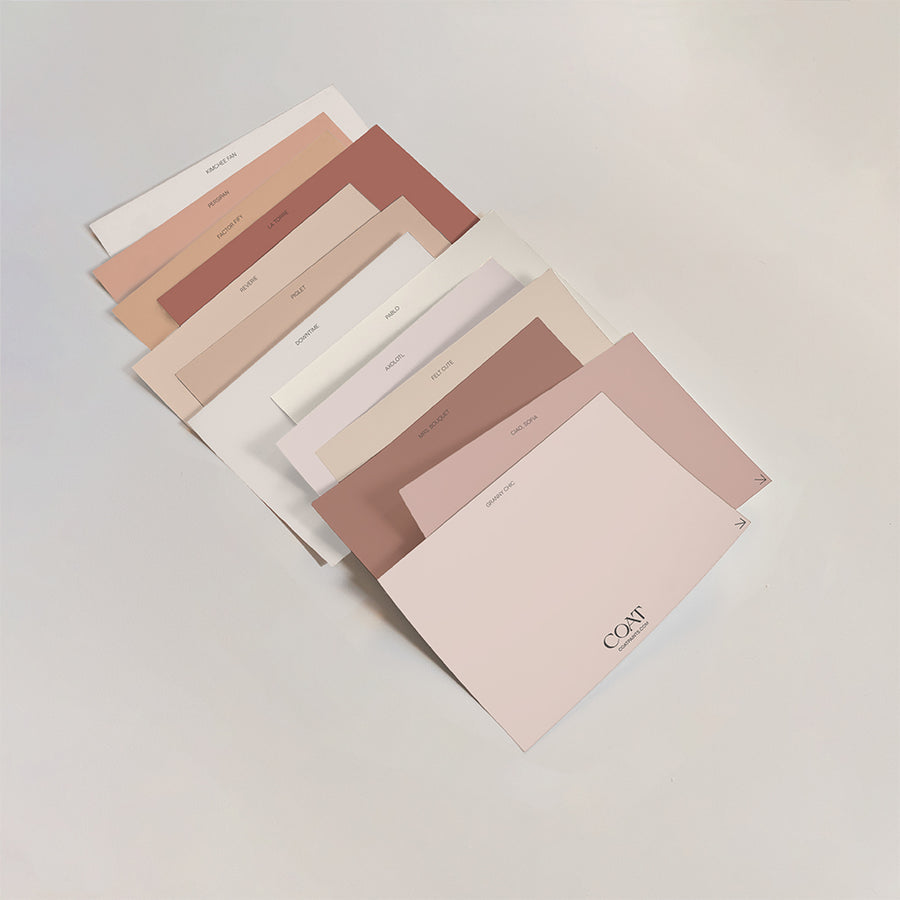 Pink Paint Sample Pack | Peel & Stick Samples | COAT Paints