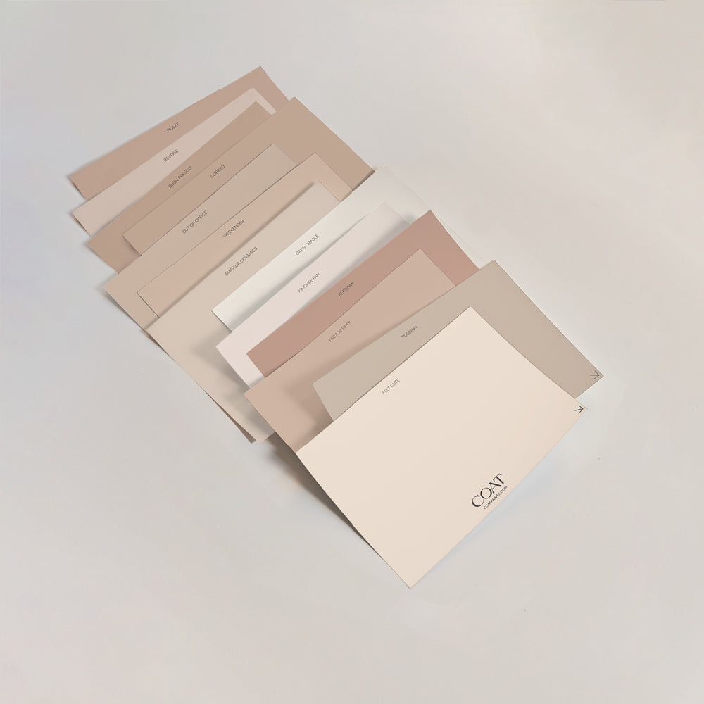 Bare Plaster Paint Sample Pack | Peel & Stick Samples | COAT Paints