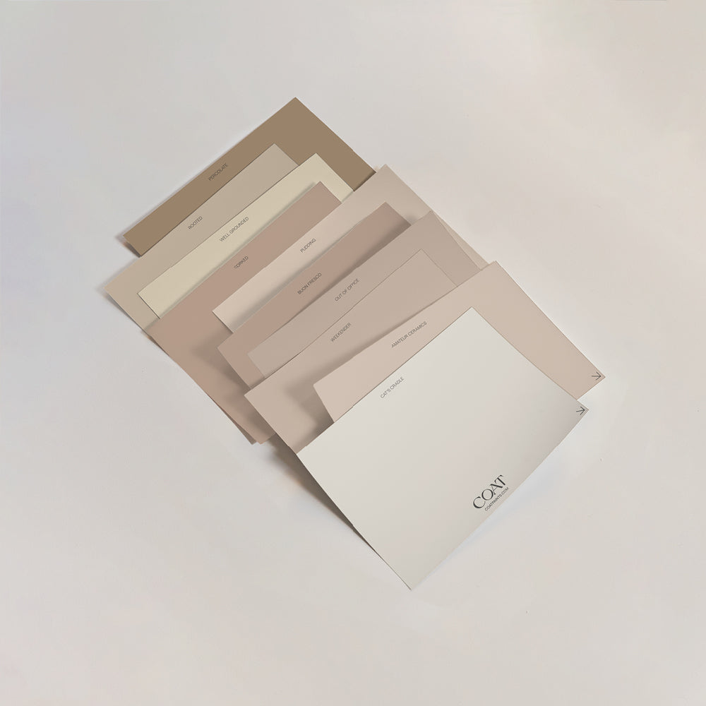 Earthy Neutral Paint Sample Pack | Peel & Stick Samples | COAT Paints