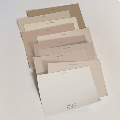 Earthy Neutral Paint Sample Pack | Peel & Stick Samples | COAT Paints