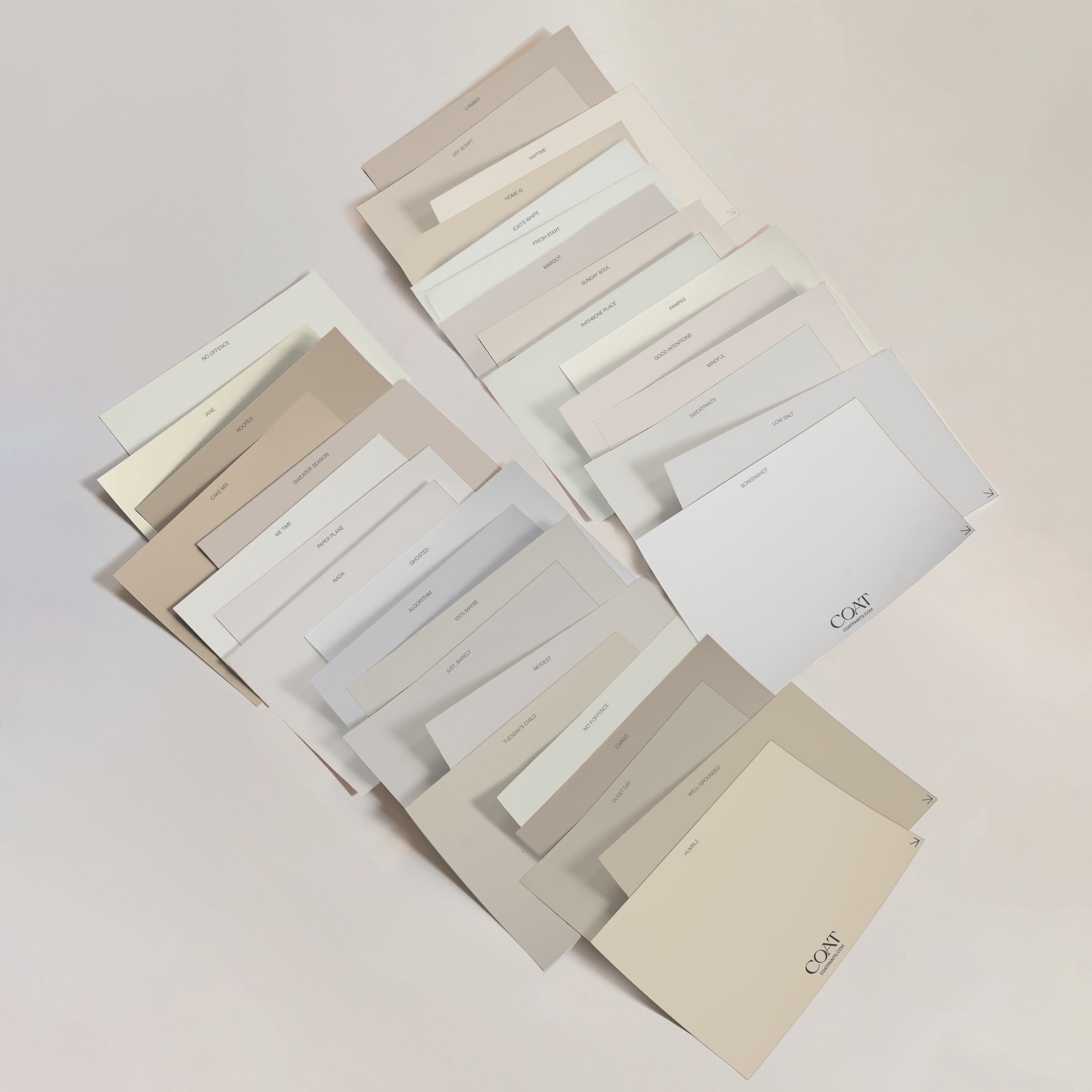 The Ultimate Neutral Sample Pack | Peel & Stick Samples | COAT Paints