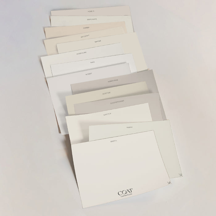 Warm Neutral Sample Pack | Peel & Stick Samples | COAT Paints