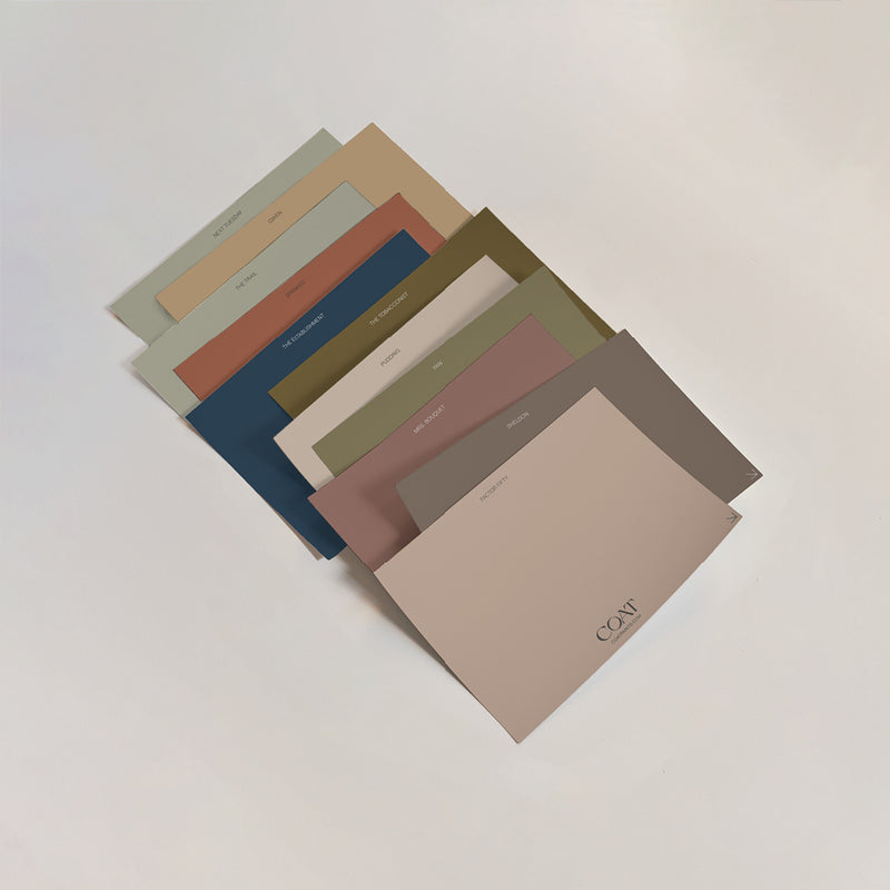 The West Facing Colours Sample Pack - Luxury Eco Paint Paints – COAT Paints