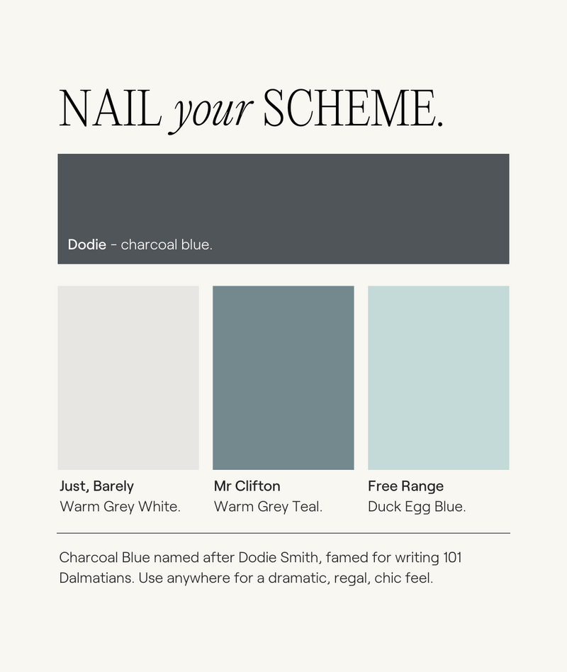 Buy Charcoal Blue Paint (Dodie) - Flat Matt – COAT Paints