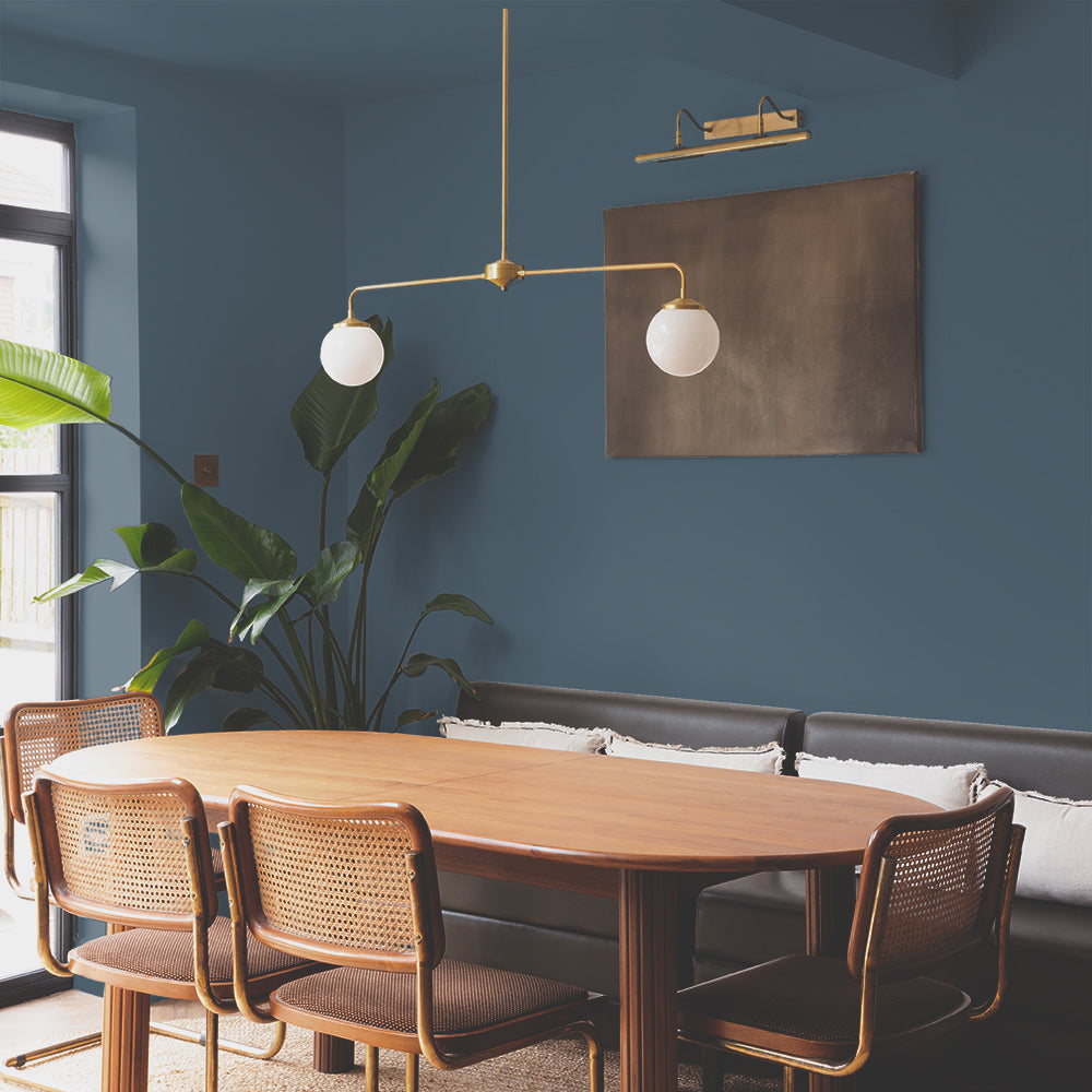Deep blue paint store