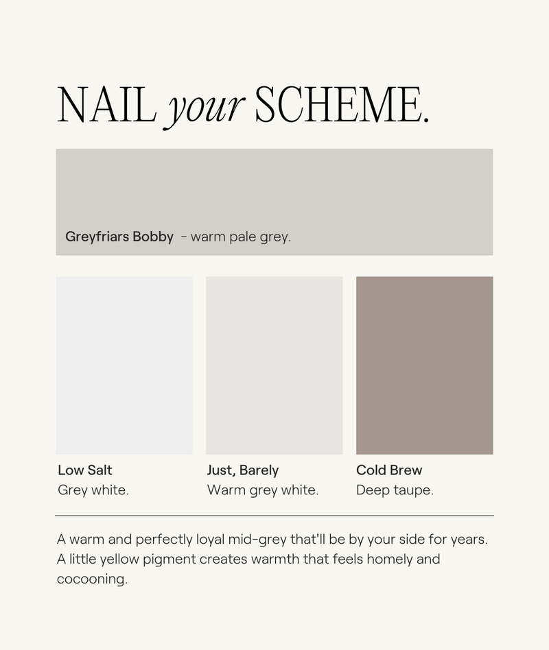 Buy Pale Warm Grey Paint - Flat Matt (Greyfriars Bobby) – COAT Paints