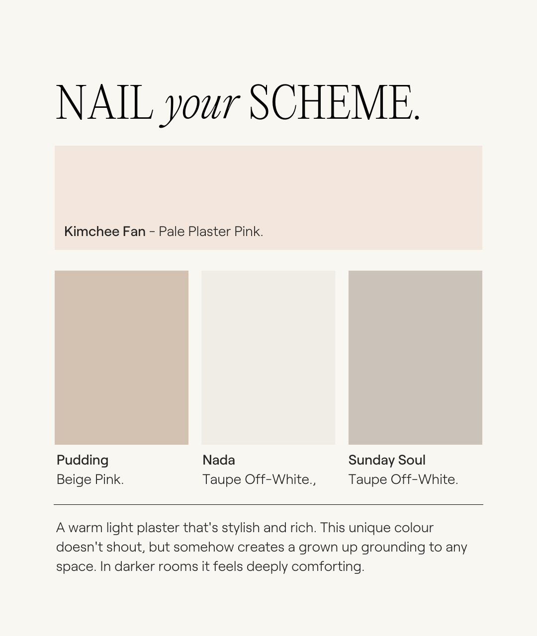 Buy Pale Plaster Pink Paint - Flat Matt (Kimchee Fan) – COAT Paints