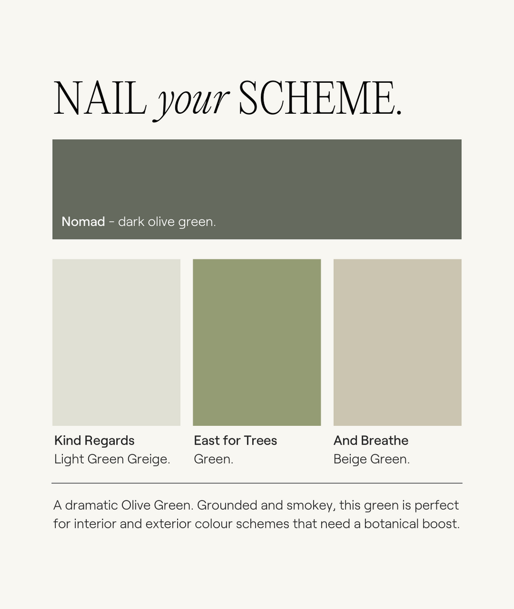 Buy Dark Olive Green Paint (Nomad) - Flat Matt – COAT Paints