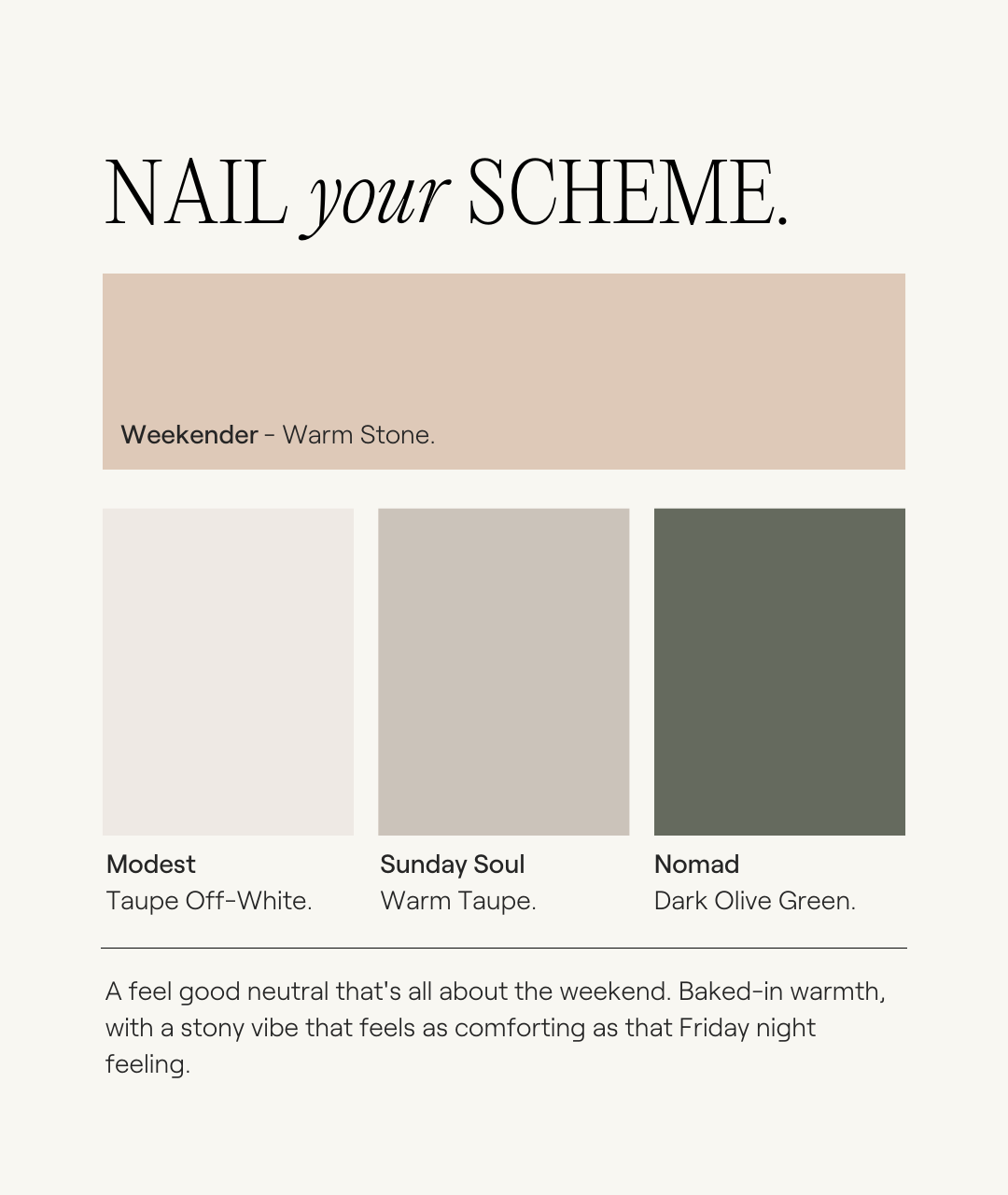 Buy Warm Stony Neutral Paint - Flat Matt (Weekender) – COAT Paints